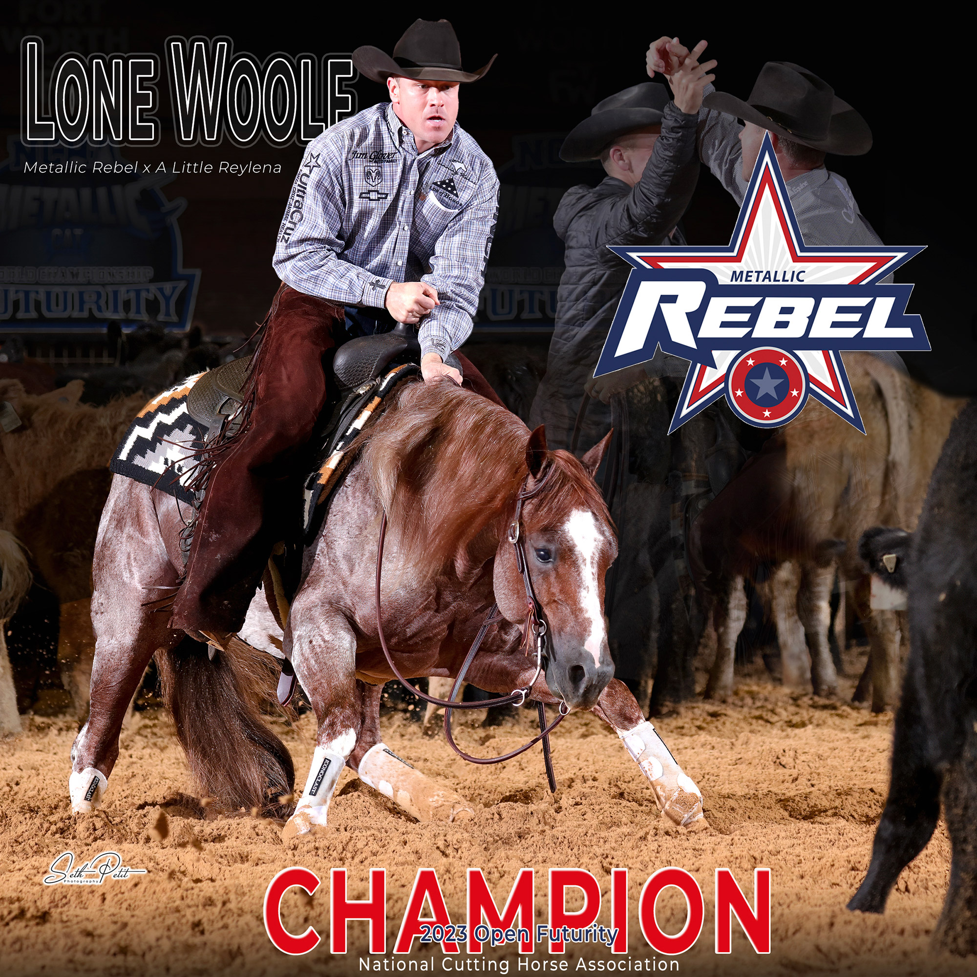 Wesley Galyean and Lone Woolf crowned 2023 NCHA Futurity Open Champions ...